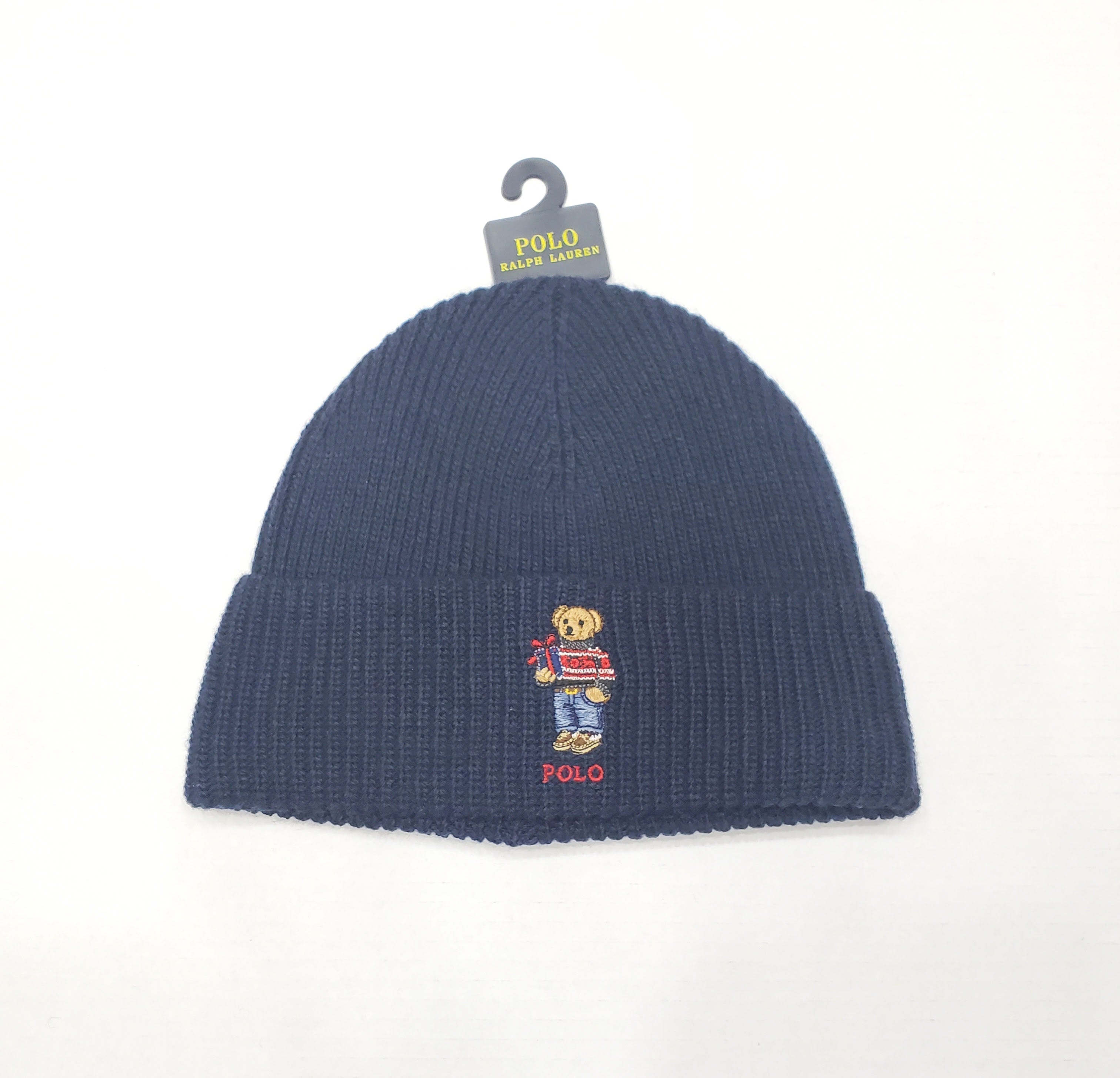 Nwt Polo Ralph Lauren Navy RL Teddy Bear Skully | Unique Style