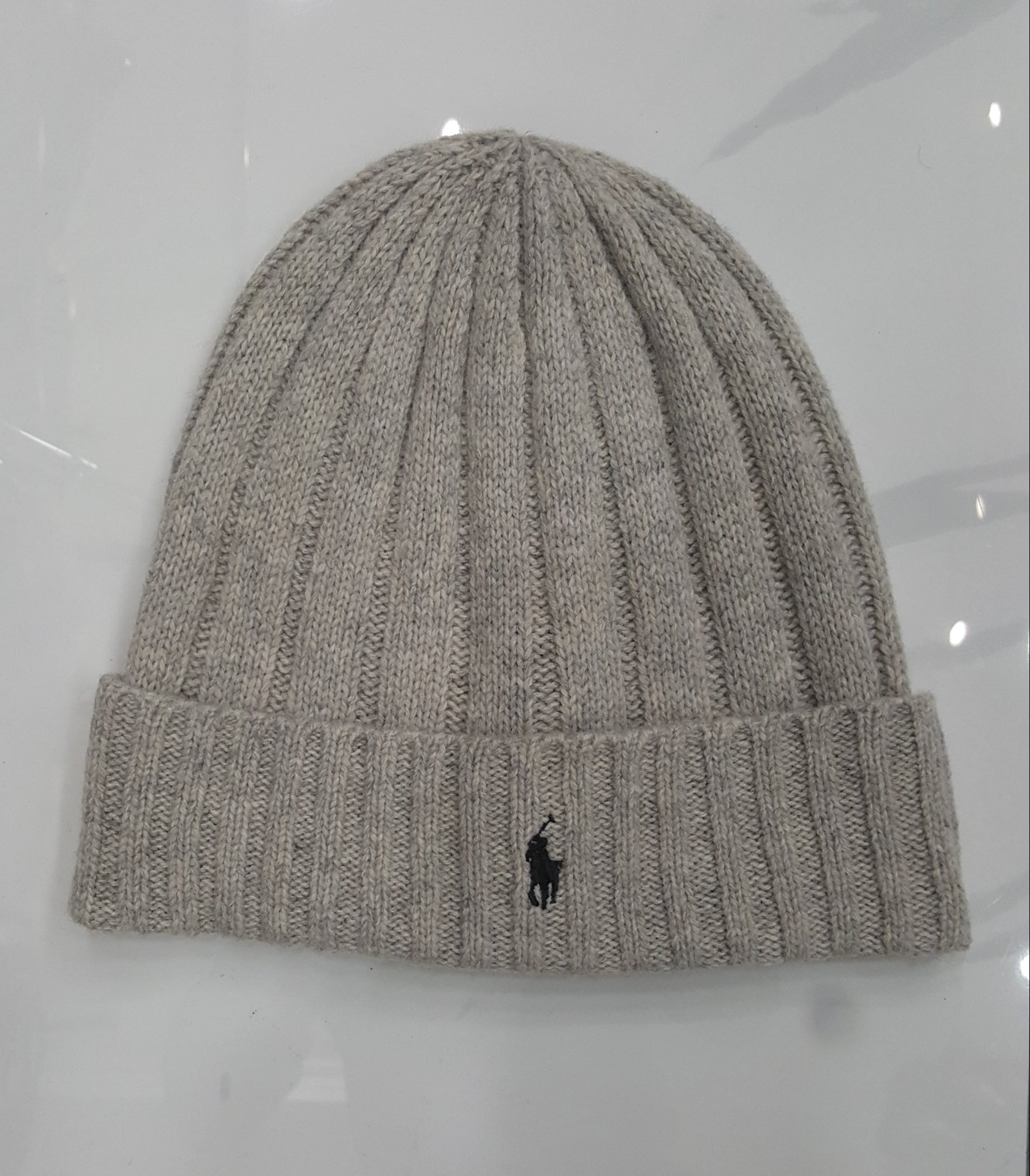 NWT POLO RALPH LAUREN GREY WOOL SMALL PONY SKULLY | Unique Style