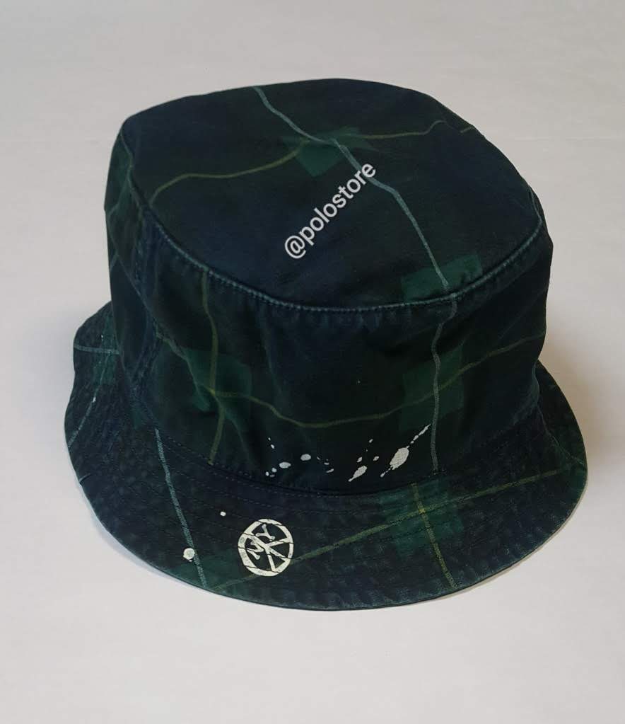 Nwt Polo Ralph Lauren Green Plaid 1993 Born & Bred Bucket Hat | Unique ...